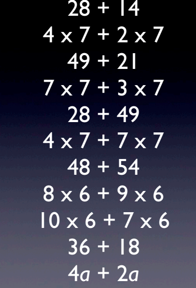 From additive to multiplicative thinking – Number Strings