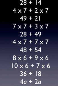 From additive to multiplicative thinking – Number Strings