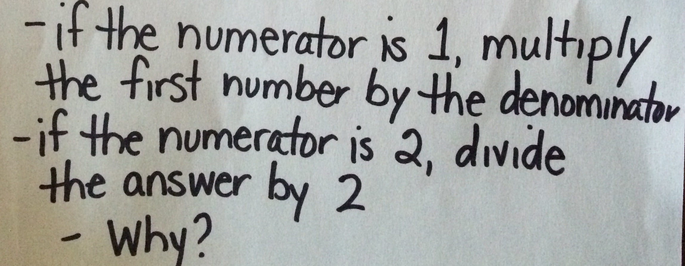 Division of fractions — The role of ratio – Number Strings