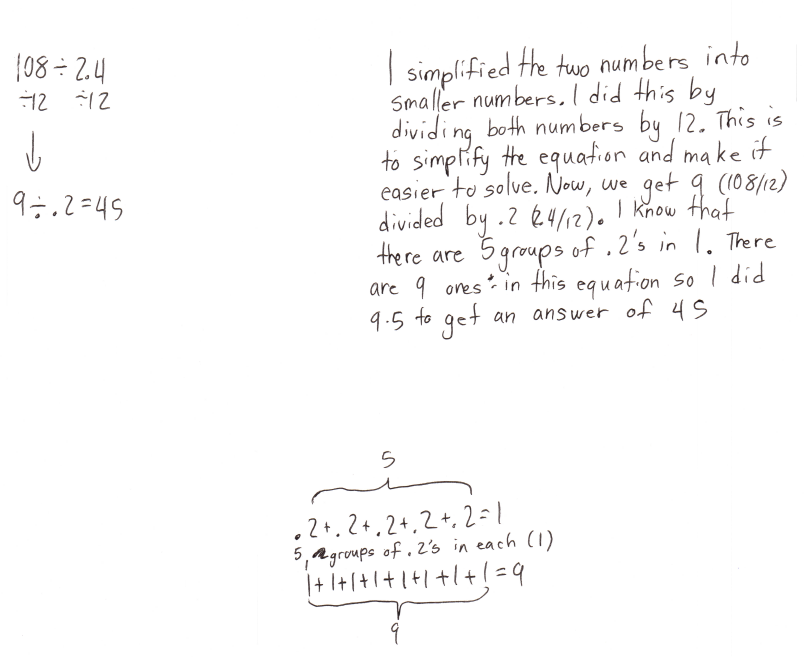 Life beyond the algorithm: Division of decimals – Number Strings